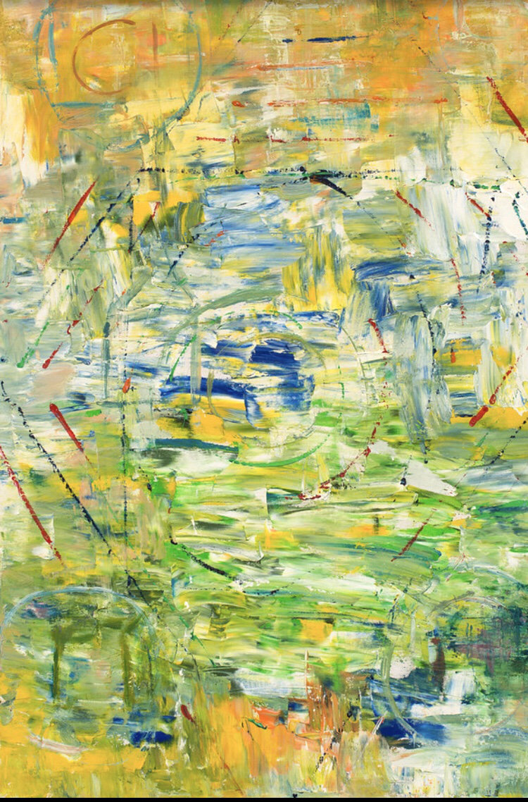 Irina Gorbman Fine Art Going to the Beach by Irina Gorbman - Abstract Artwork on Canvas | Wayfair